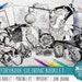STORYBOOK Coloring Booklet With Junk Journal, Papercraft Printable Kit ...
