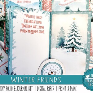 WINTER FRIENDS: A Holiday Folio & Junk Journal Kit, Papercraft ...