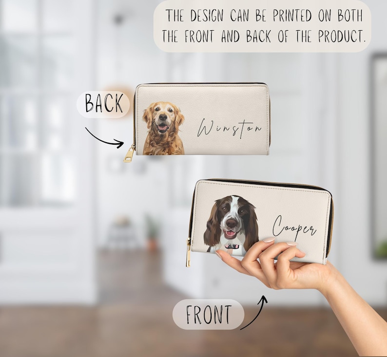 Personalized Pet Photo Wallet: Dog, Cat Memorial Keepsake - Etsy