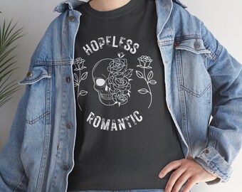 Hopeless Romantic Retro Style T-shirt, Boho Hippie Tee, Nomad Vintage ...