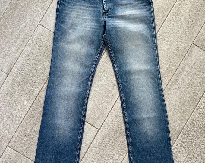 Vintage Y2K Diesel Basic Light Washed Blue Denim Flared Bootcut Jeans ...