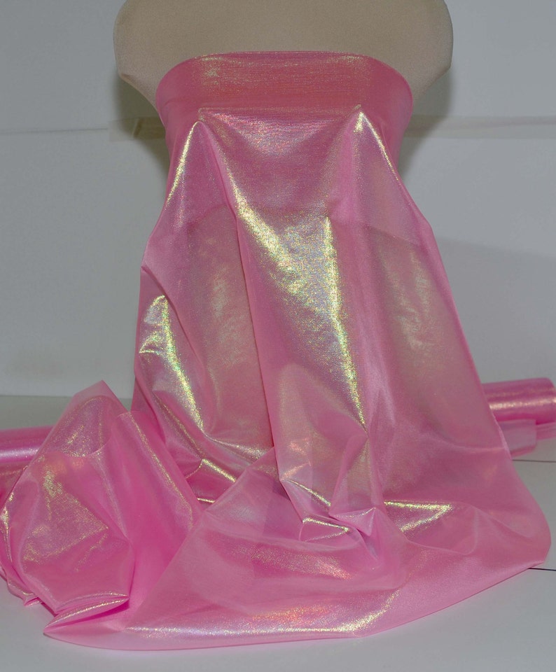 Sheer Pearlized Lame Fabric SEA BREEZE ..44 inches... sold | Etsy