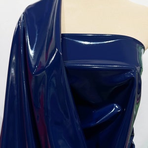 Stretch Pu Coated Pleather 4 Ways NAVY 56 Crafts, Costumes, Garments ...