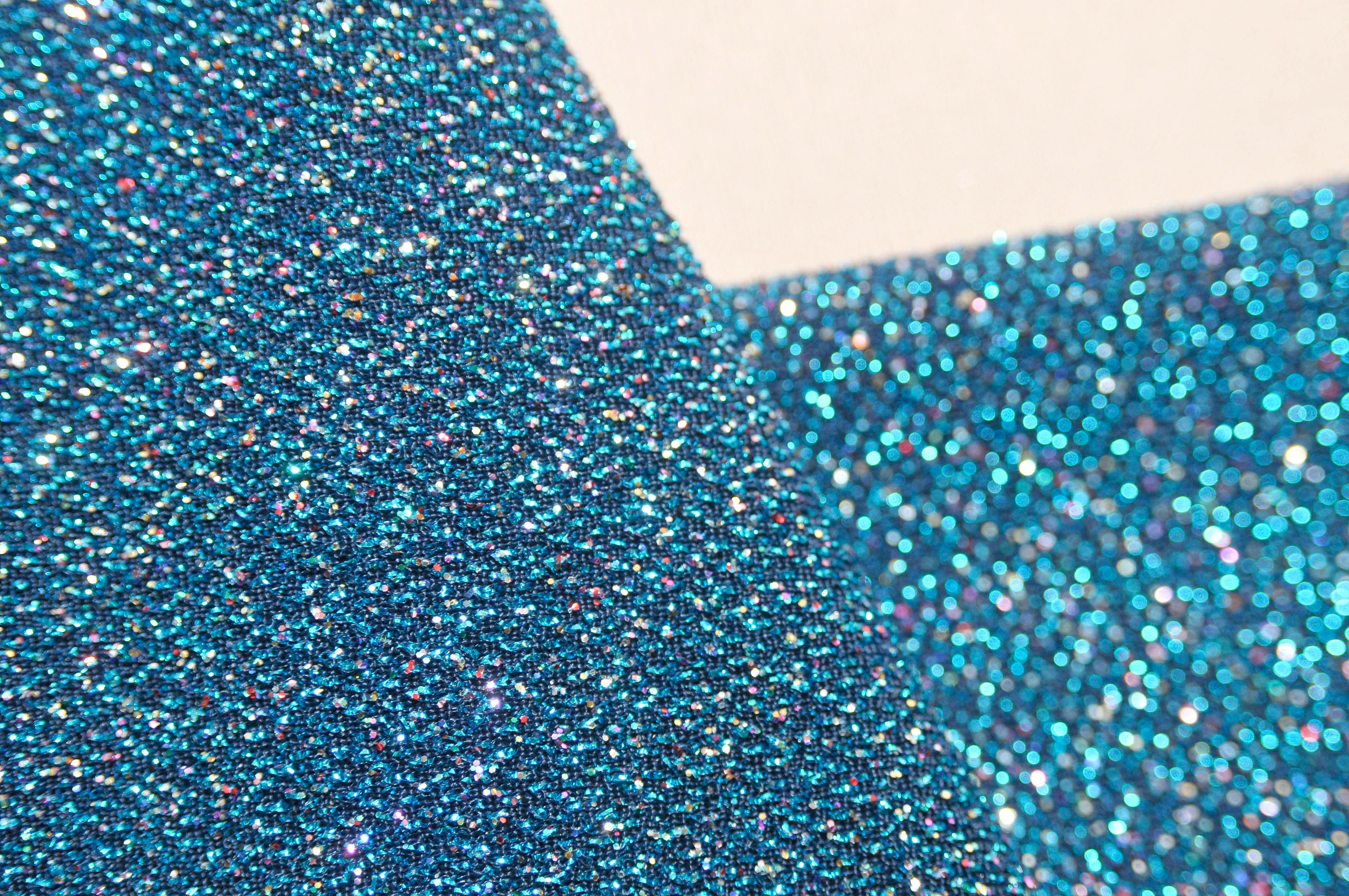 Slinky Spandex Glittered Turquoise /silver 4 Ways Stretch - Etsy