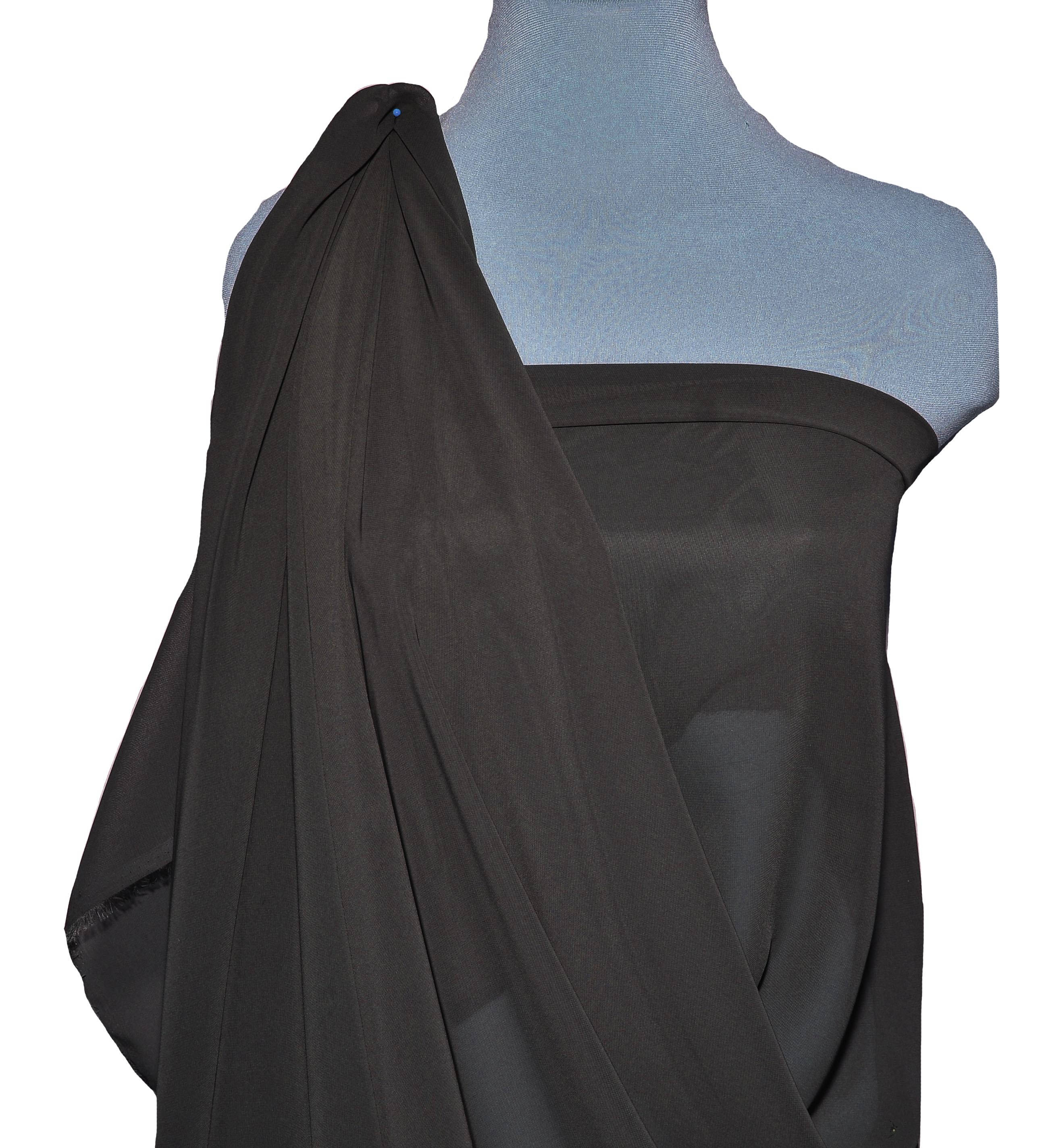Hi-multi Chiffon Fabric GRAY D 1665 .. 60" Wide Sold by the Yard ...