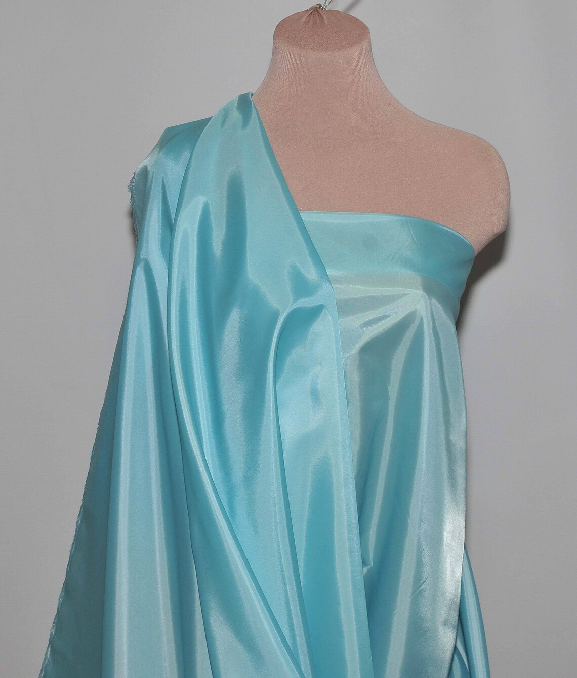 Poly Lining fabric 58 inches wide..Light Turquoise used for | Etsy