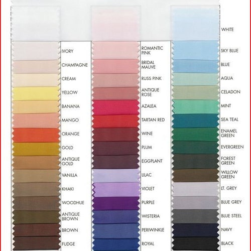 Taffeta Fabric Multiple Colors of Non Stretch Plain Taffeta | Etsy