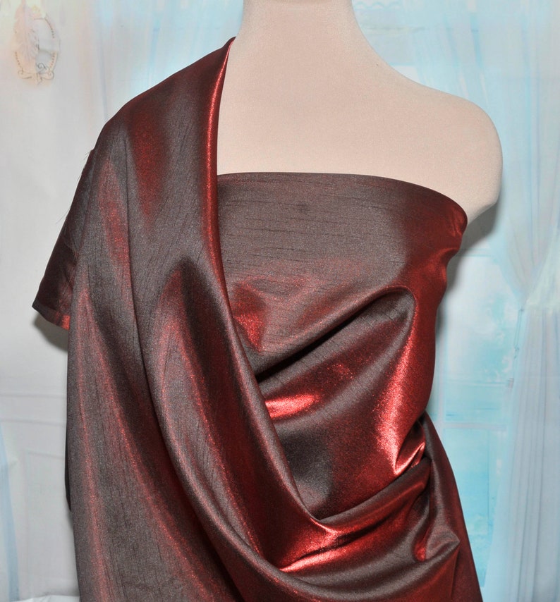 Shimmer Satin Fabric FUCHSIA 1 YD Bridal Drapery. Formal - Etsy