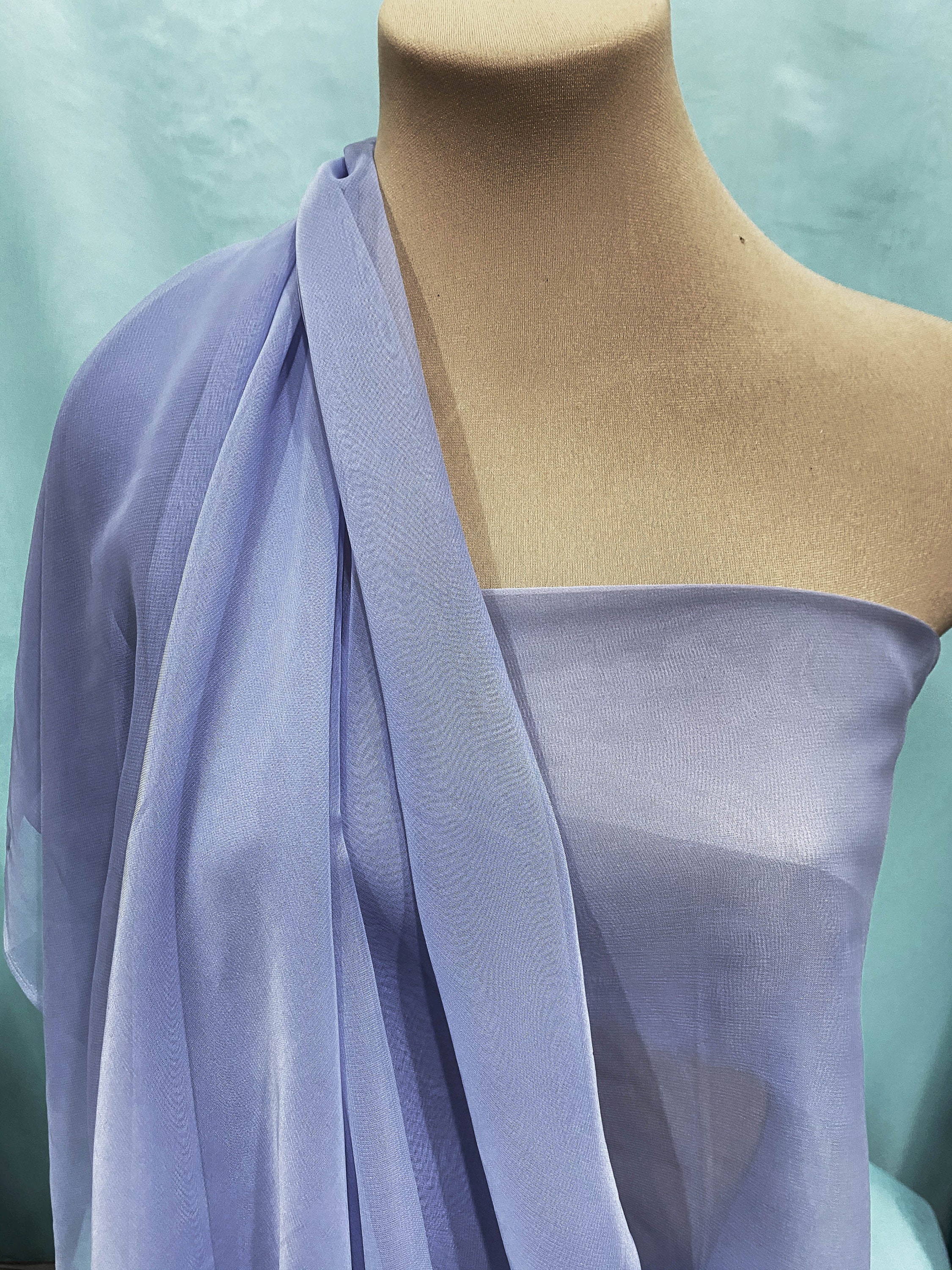 Chiffon Fabric RIVIERIA SKY BLUE 60 Wide Sold by the - Etsy