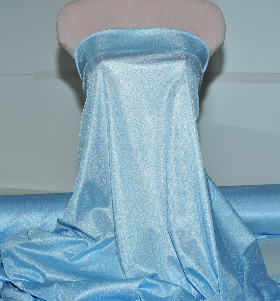 Nylon Tricot Stretch Fabric 40 Denier. M.blue . . Lingerie, Slips ...