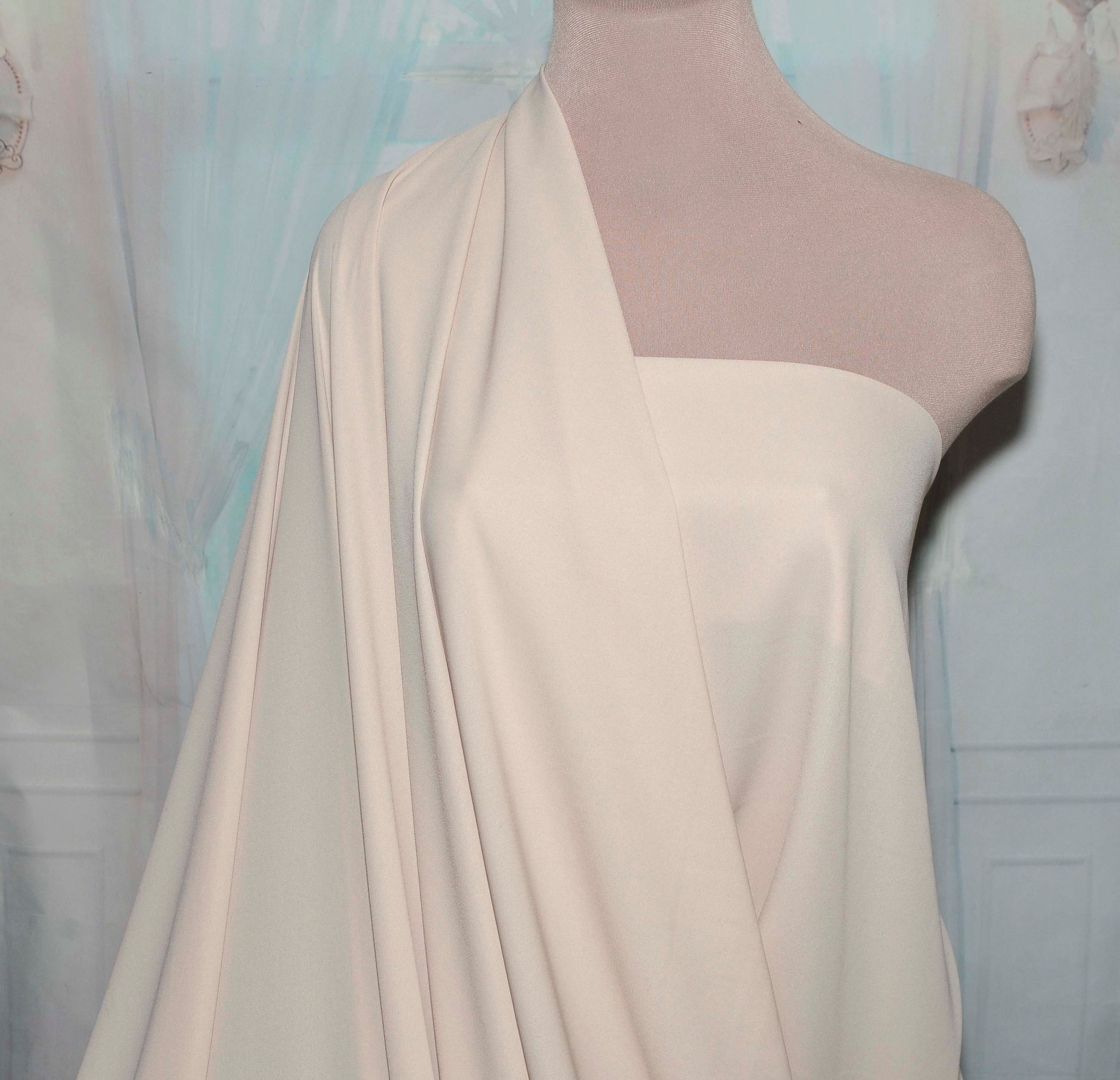 Double Georgette Fabric Taupe semi sheer sold by the yard | Etsy