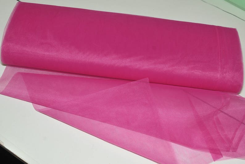 Tulle Illusion Netting Hot Pink 108 | Etsy
