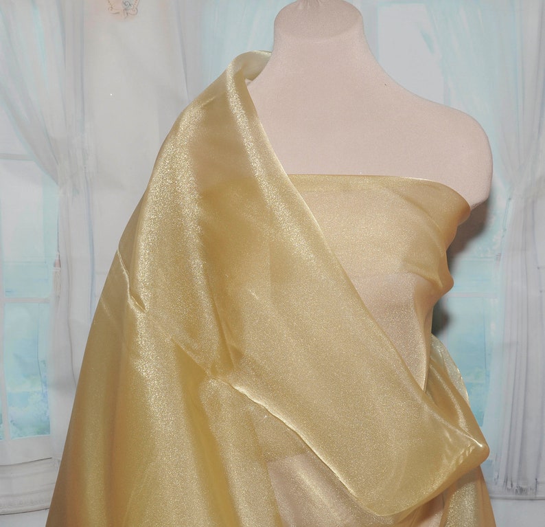 Crystal Organza/ Organdy 100% Polyester Sheer Fabric 115/116 - Etsy