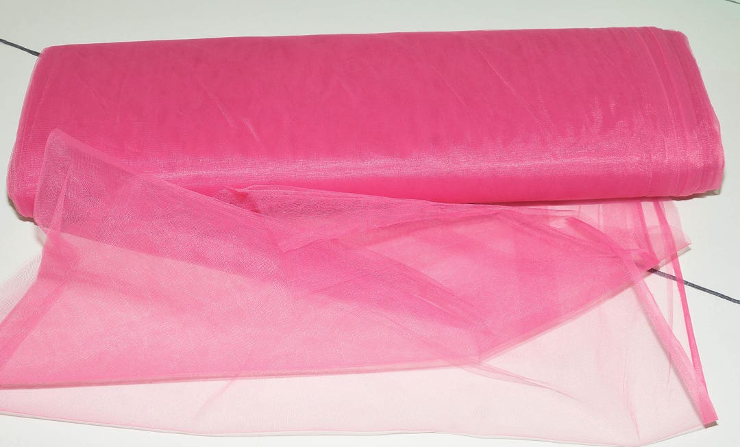 Tulle Illusion Netting Hot Pink 108" Wide..wedding...tutu's..crafts ...