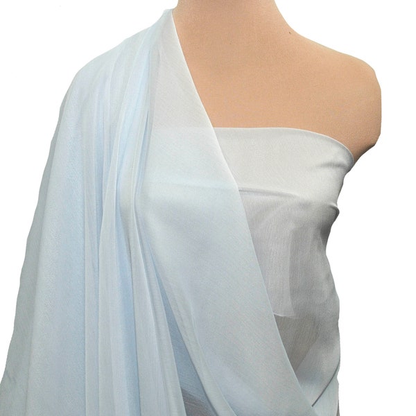 Ice Blue Chiffon - Etsy