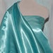 Shiny Satin Fabric 60 TURQUOISE 141 100% Polyester ... - Etsy