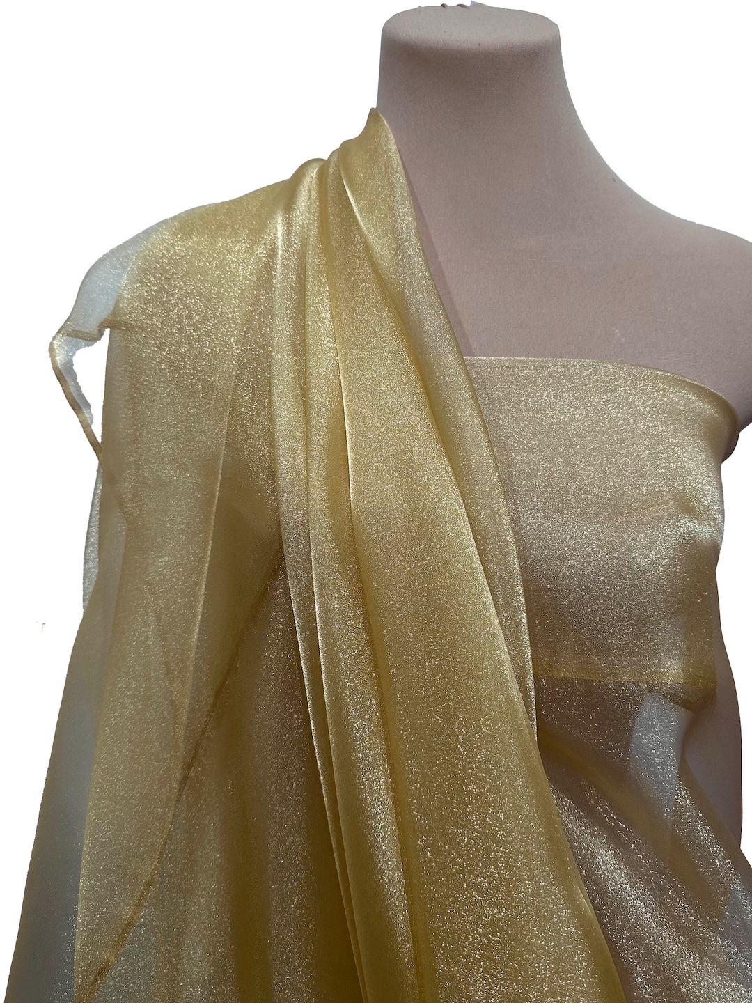 Crystal Organza/ Organdy 100% Polyester Sheer Fabric, 115/116 Inches ...