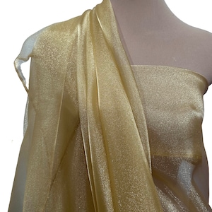 Crystal Organza/ Organdy 100% Polyester Sheer Fabric, 115/116 Inches ...