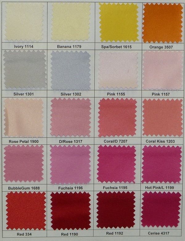 Duchess Matte Satin Poly Fabric.. 60 Wide.. Choice of - Etsy