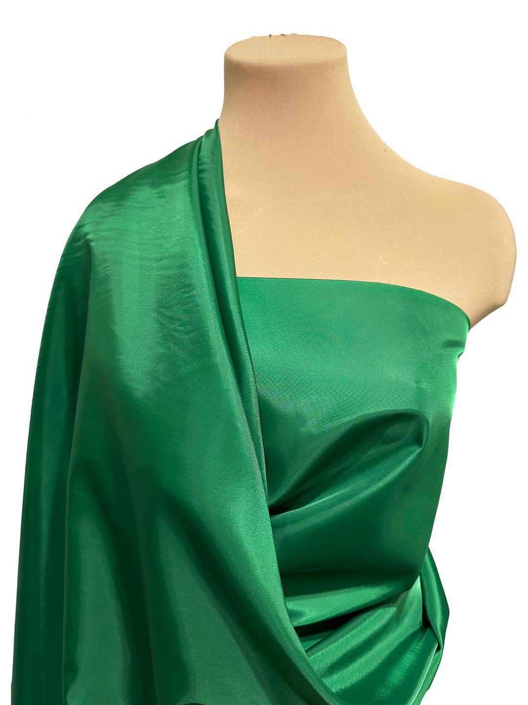 Poly Lining Fabric 58 Inches Wide..enamel Green Used for Lining Jackets ...