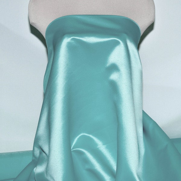 Turquoise Blue Satin - Etsy
