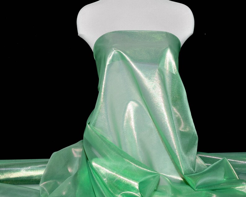 Sheer Pearlized Lame Fabric SEA BREEZE ..44 Inches... Sold by - Etsy