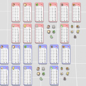 Multiplication Tables for Kids | Ready to Use Study and Practice Board ...