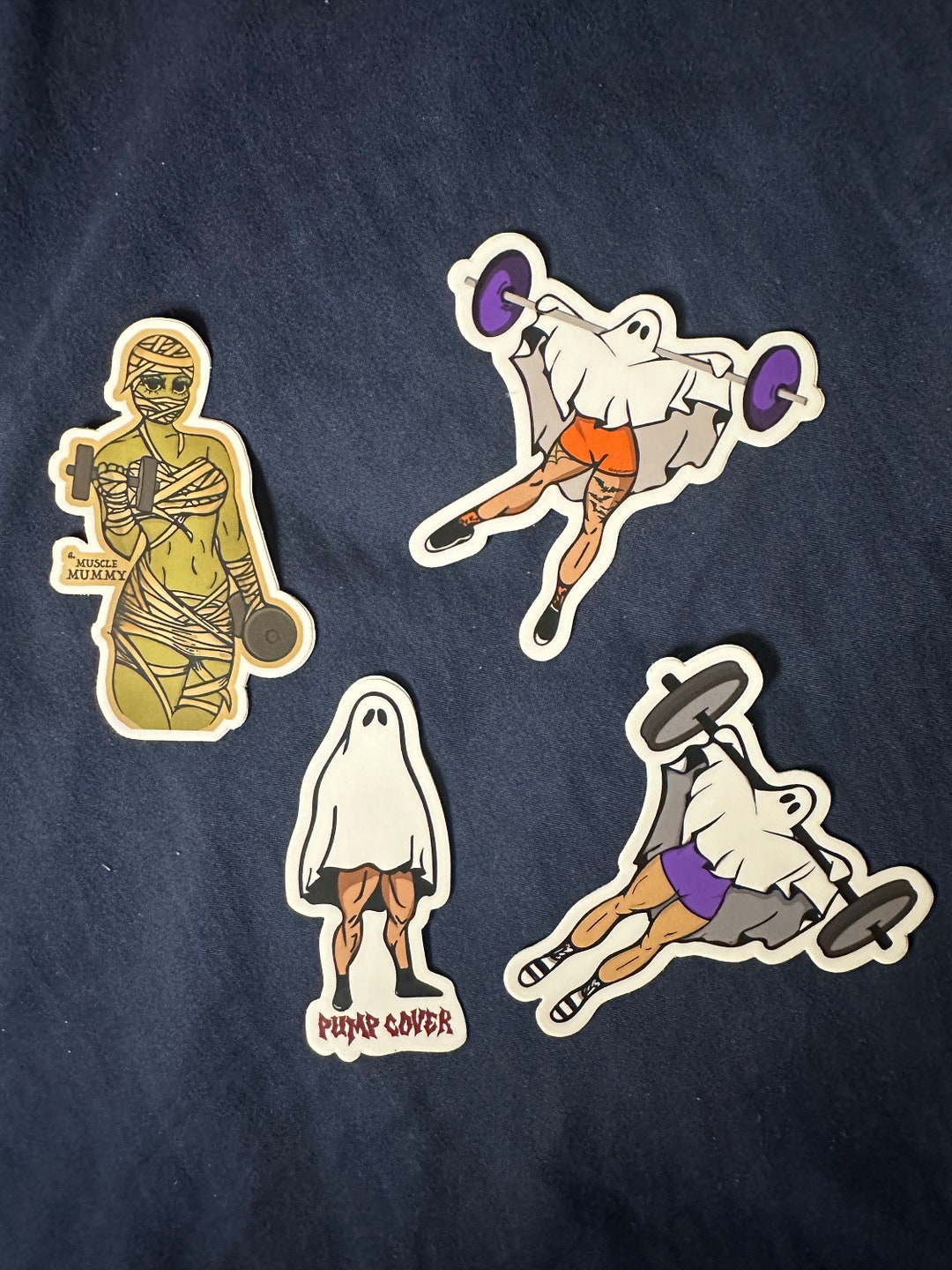 Gym Ghoul Stickers Pack - Etsy