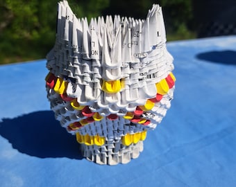 3D Origami Hedgehog - Etsy