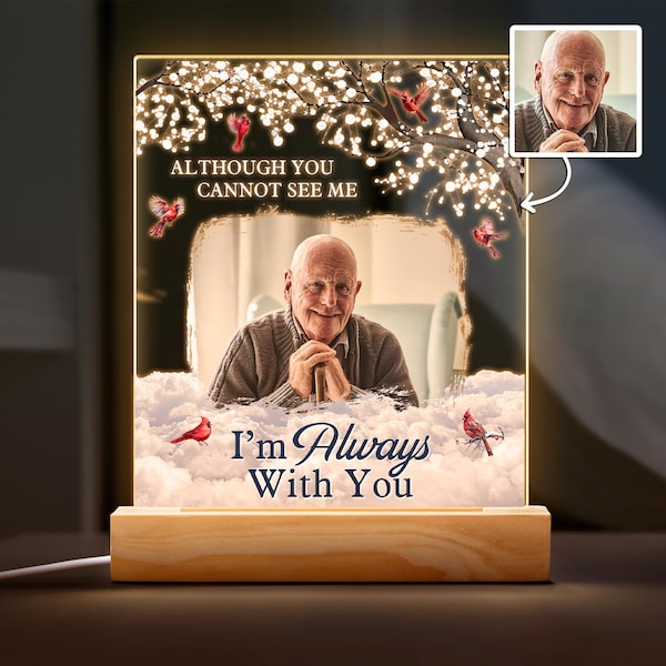 Custom Desk Lamp Memorial - Etsy