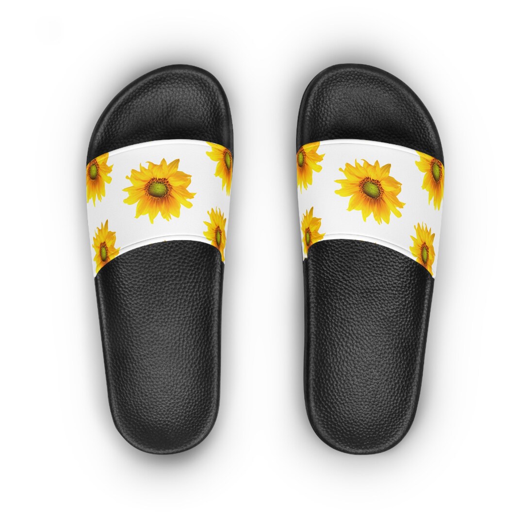 Women's Sunflowers Slide Sandals - Etsy