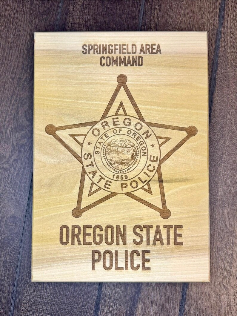Oregon State Police Badge With Pillars, Digital File Download - Etsy