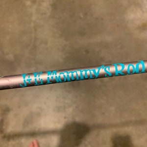 Custom Fishing Rod ID Decals Fishing Rod Decals Mens Decals Fishing ...