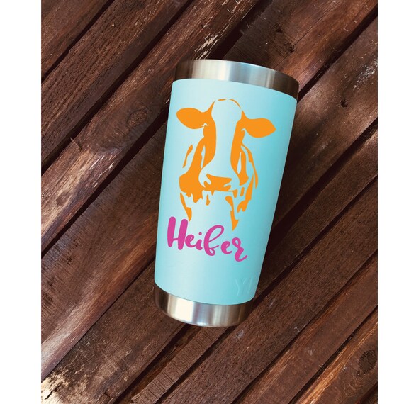 Cow Decal Heifer Decal Equine Vinyl Wall Decal Car Decal - Etsy