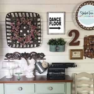 Dance Floor Sign Dance Floor Printable Sign Digital File | Etsy UK