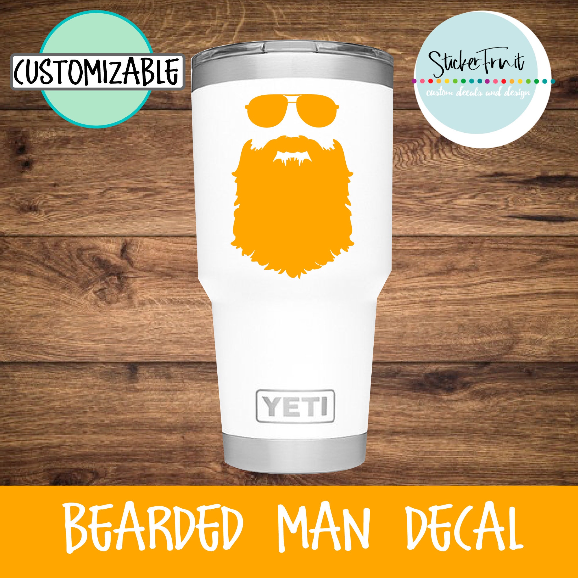 Beard Love Decal-Beard Decal-Bearded Man Decal-I love | Etsy