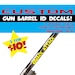Custom Gun Barrel ID Decals Gun Barrel Decals Mens Decals Hunting ...