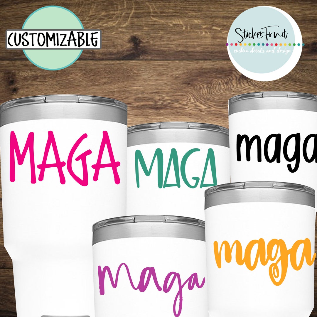 MAGA Decal Maga Cursive Decal Make America Great Again Sticker MAGA ...