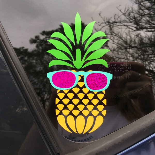 Pineapple Wall Decal - Etsy