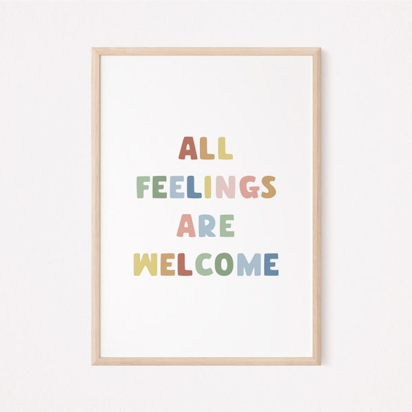 All Feelings Are Welcome - Etsy