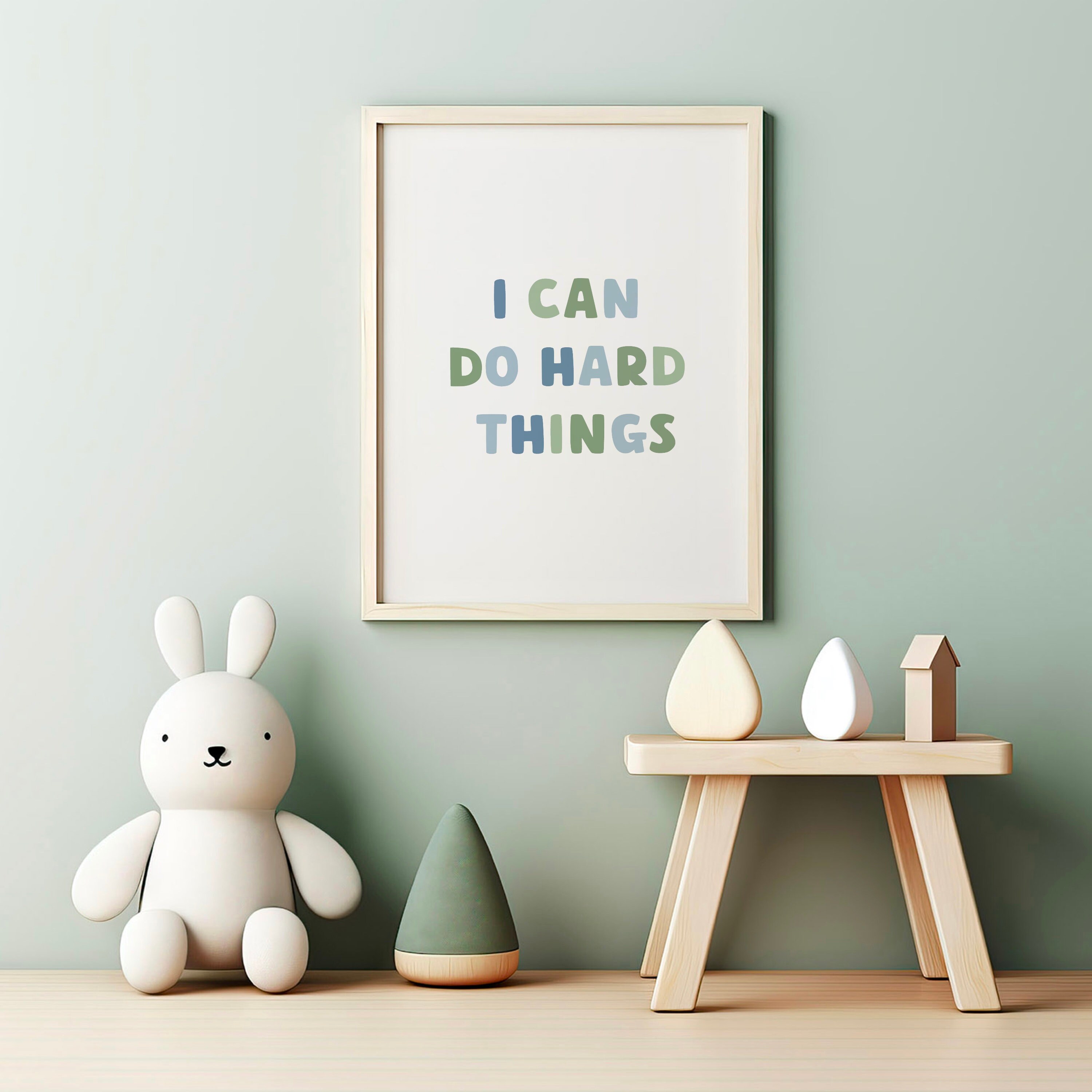 I Can Do Hard Things, Affirmations for Kids, Classroom Decor, Playroom ...