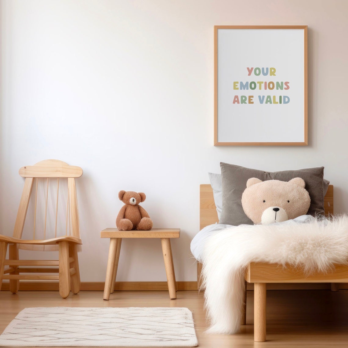Your Emotions Are Valid, Emotions Poster, Classroom Decor, Playroom ...