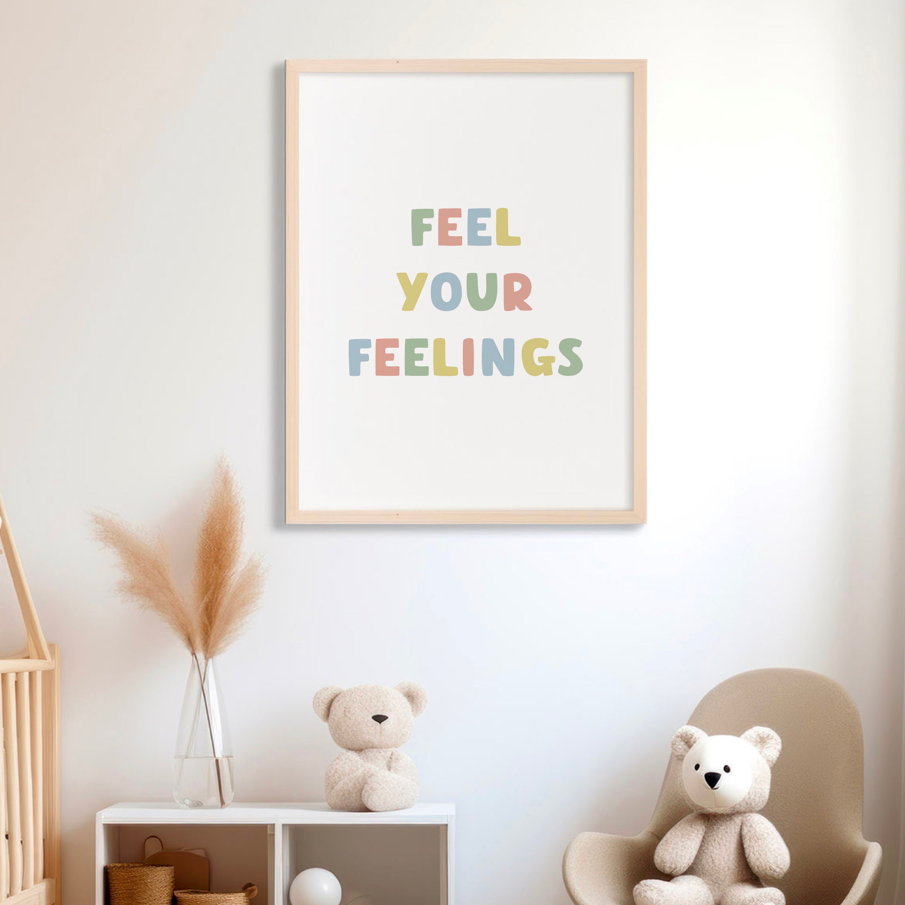Feel Your Feelings, Emotions Poster, Classroom Decor, Playroom Decor ...