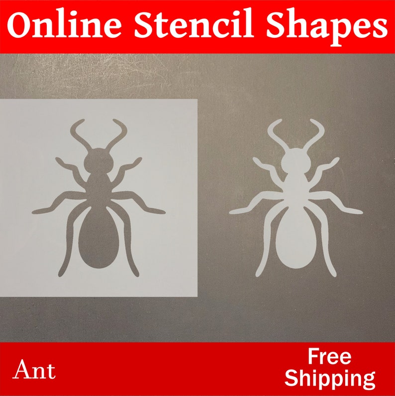 Reusable Ant Mylar Stencil Plastic Art Template - Etsy