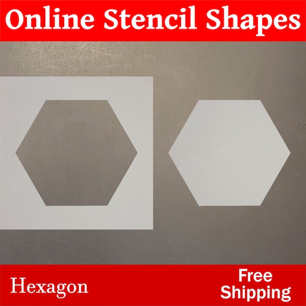 Plastic Hexagon Templates - Etsy