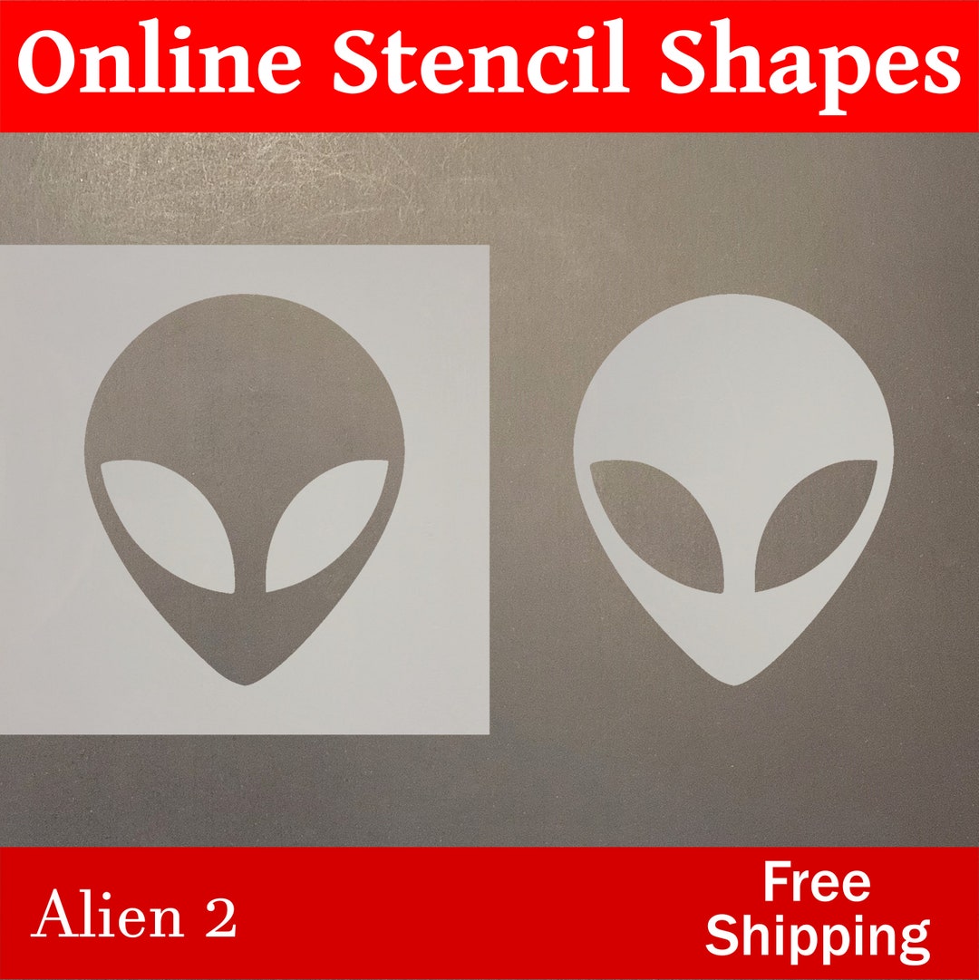 Reusable Alien 2 Mylar Stencil Plastic Art Template - Etsy