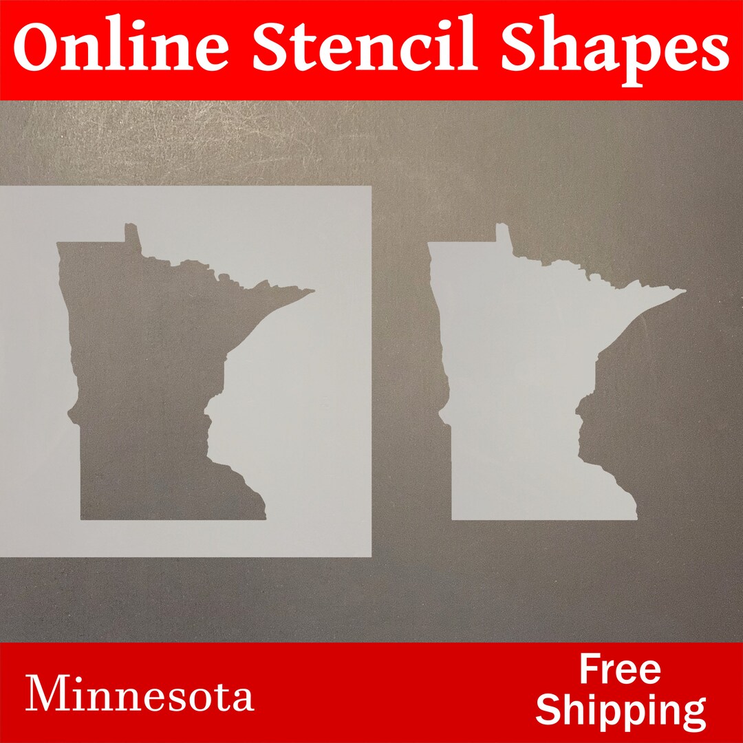 Reusable Minnesota Mylar Stencil Plastic Art Template - Etsy
