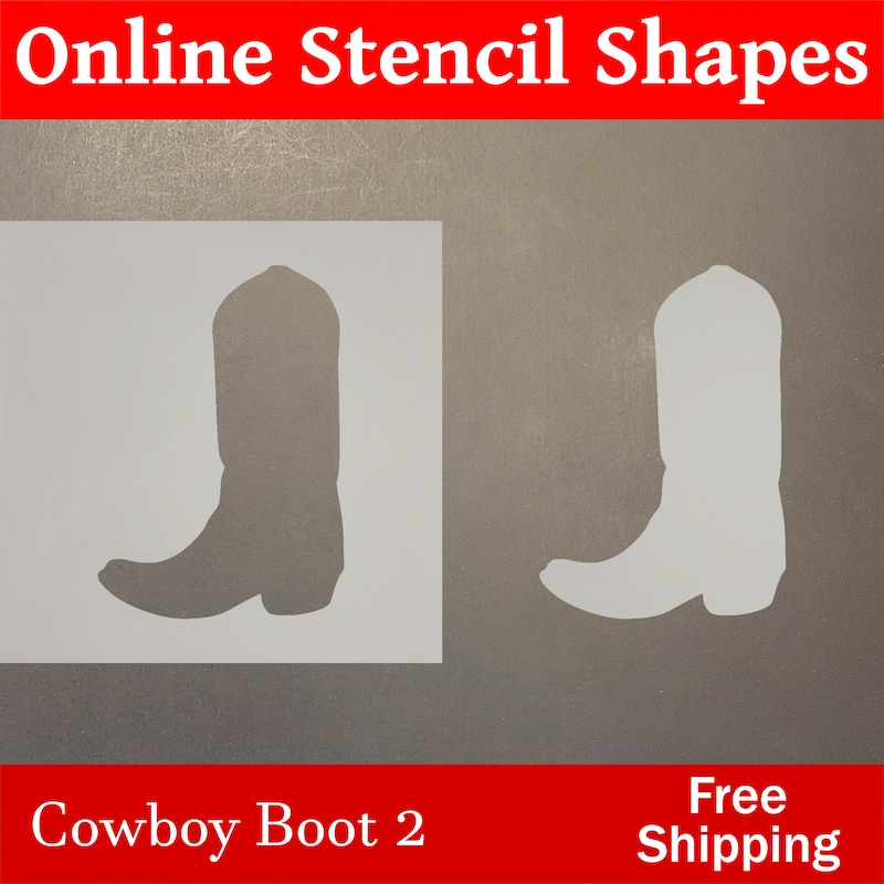 Boot Stencil - Etsy