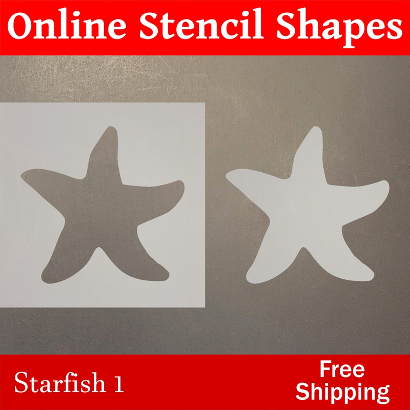 Starfish Stencil - Etsy