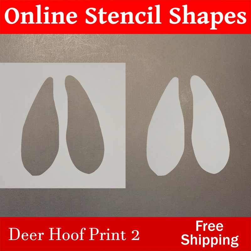 Deer Hoof Print - Etsy